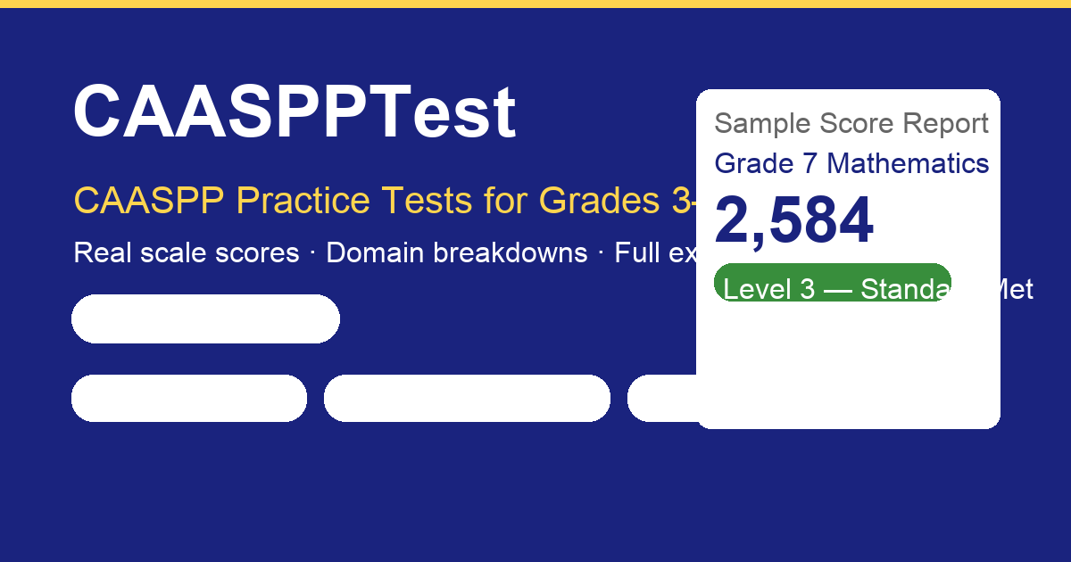 Choose a CAASPP Practice Test by Grade | CAASPPTest | CAASPPTest
